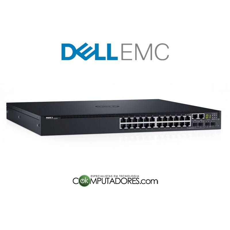 Switch Dell EMC PowerSwitch S3148P (210-AFTC) 48x 1GbE PoE+(até 30.8W ...