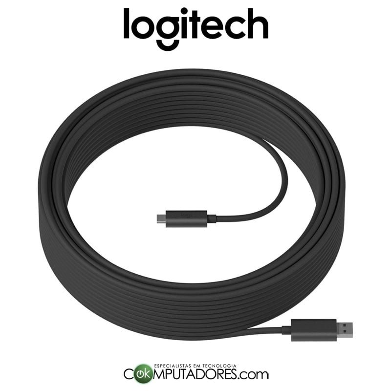 Cabo USB forte Logitech Strong USB Cable (939-001805) Cabos SuperSpeed ...