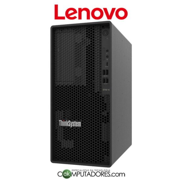 Servidor em Torre Lenovo ThinkSystem ST50 V2 (7D8JA04CBR) Intel Xeon E ...
