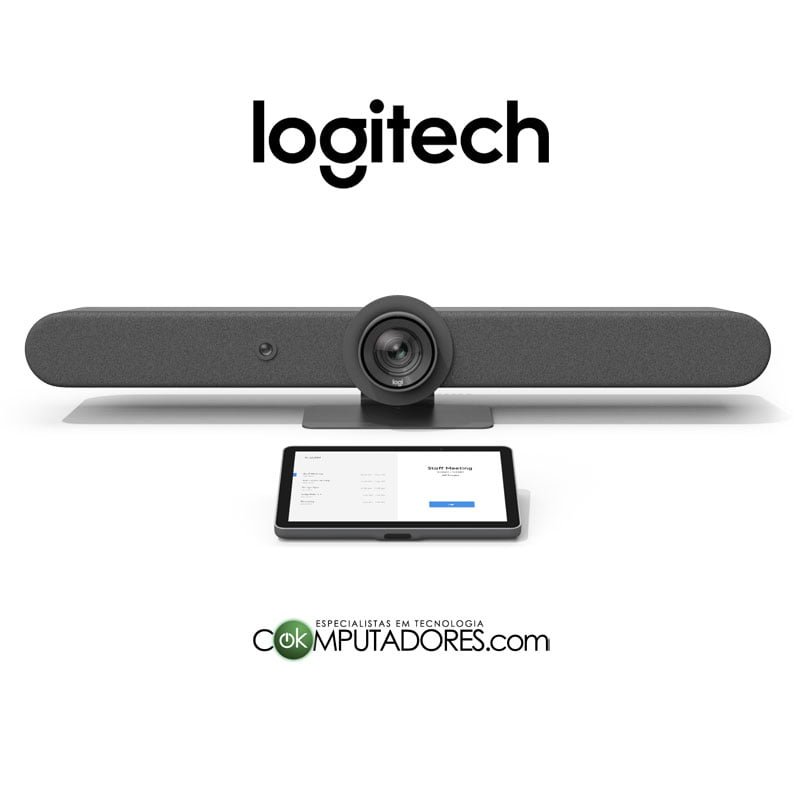 Sistema de Videoconferência da Logitech Rally Bar + Tap IP (991-000420 ...