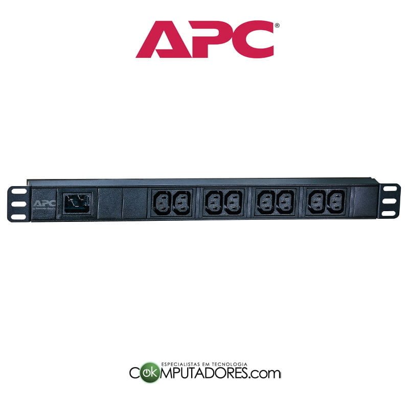 PDU APC EPDU1016B Horizontal, 220V, 16A, Capacidade de carga 3680VA ...